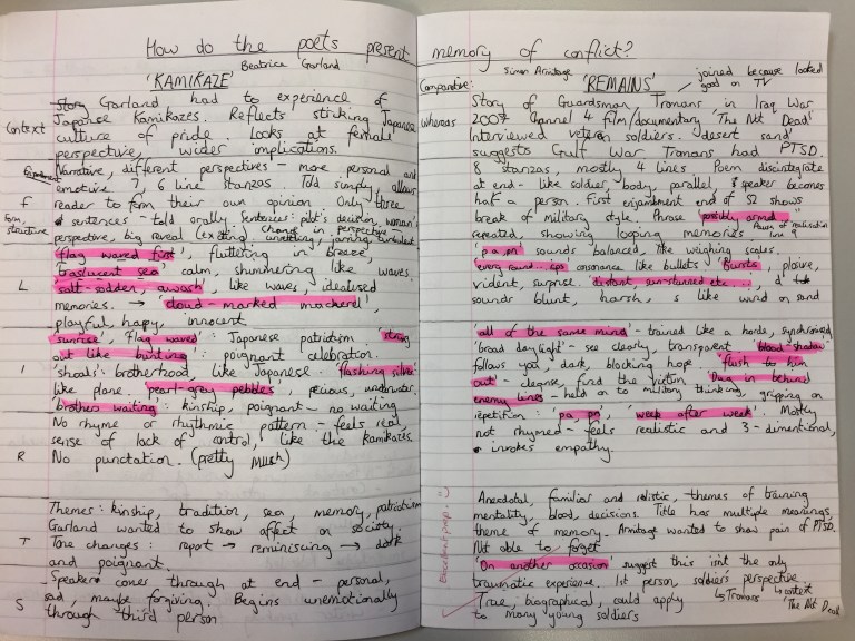 Teach your students how to compare poems for GCSE English Literature ...