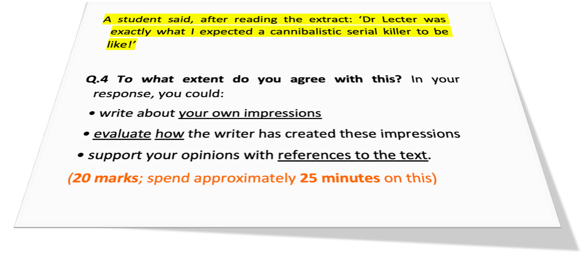 Two very creepy but highly effective extracts for teaching AQA’s GCSE ...